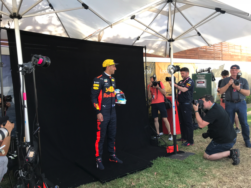 Daniel Ricciardo 2018 Photoshoot & Helmet Reveal | Talking Torque